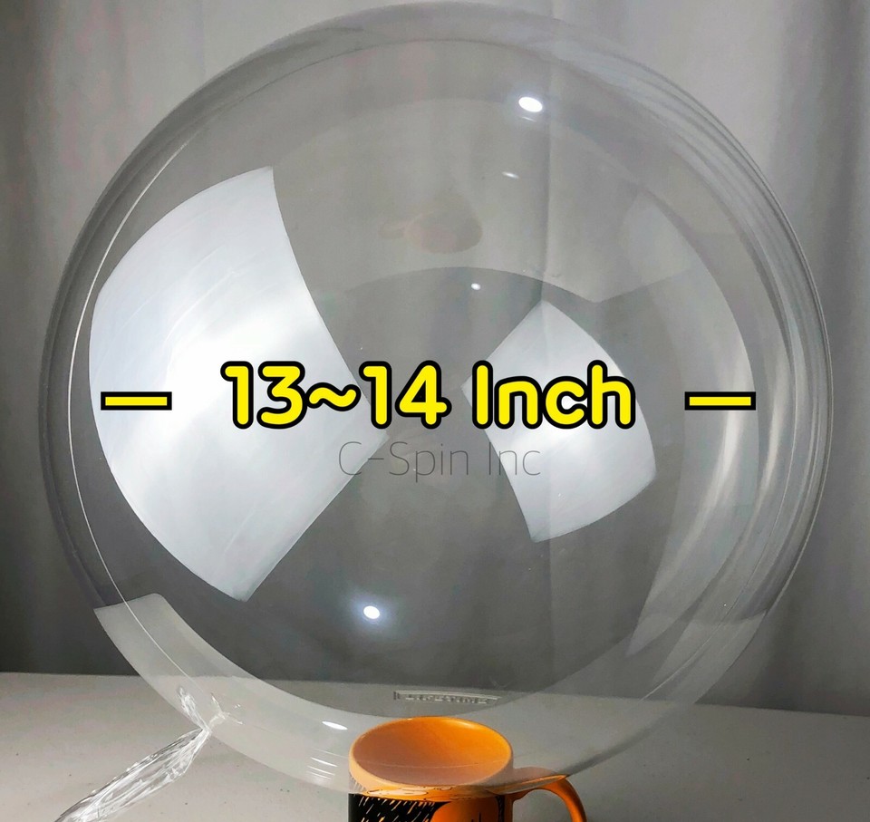 DIY 3D Transparent Clear PVC Balloons Round Circle Ballon Party Helium ...