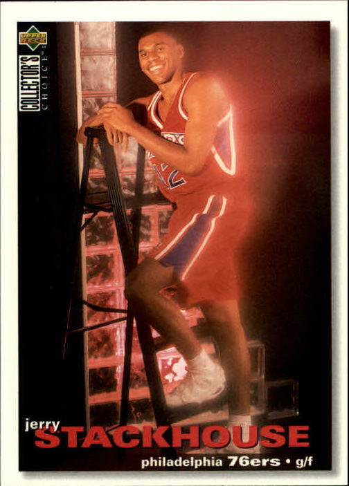 1995-96 Collector's Choice 76ers Basketball Card #220 Jerry Stackhouse ...