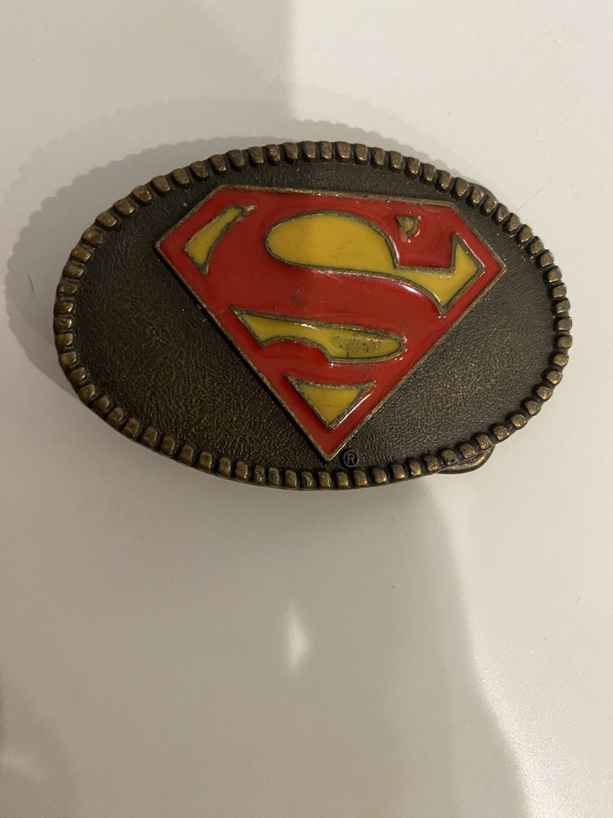 Vintage & Authentic 1944 Superman Belt Buckle DC Comi… - Gem