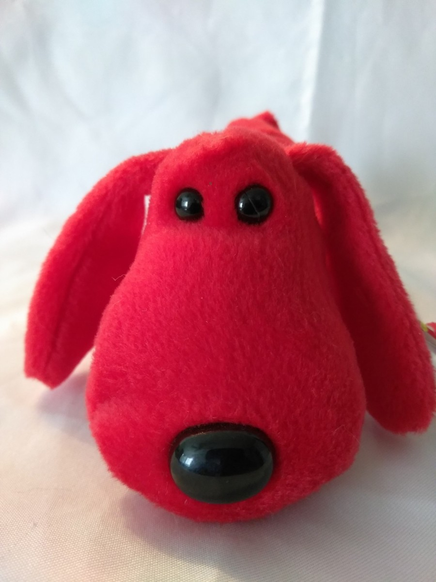 Tampa Rover Lost Dog PLUSH TY Beanie Baby "Rover" the Red Dog