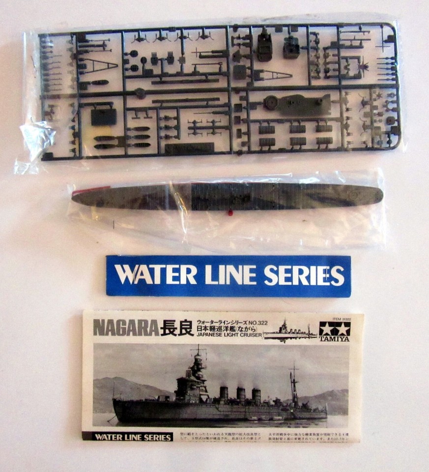 Vintage Tamiya 1/700 Water Line Series, NAGARA Japanese Light Cruiser ...