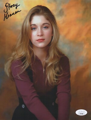 STACY KEANAN Signed STEP BY STEP 8x10 Photo Actress AUTHENTIC Autograph ...