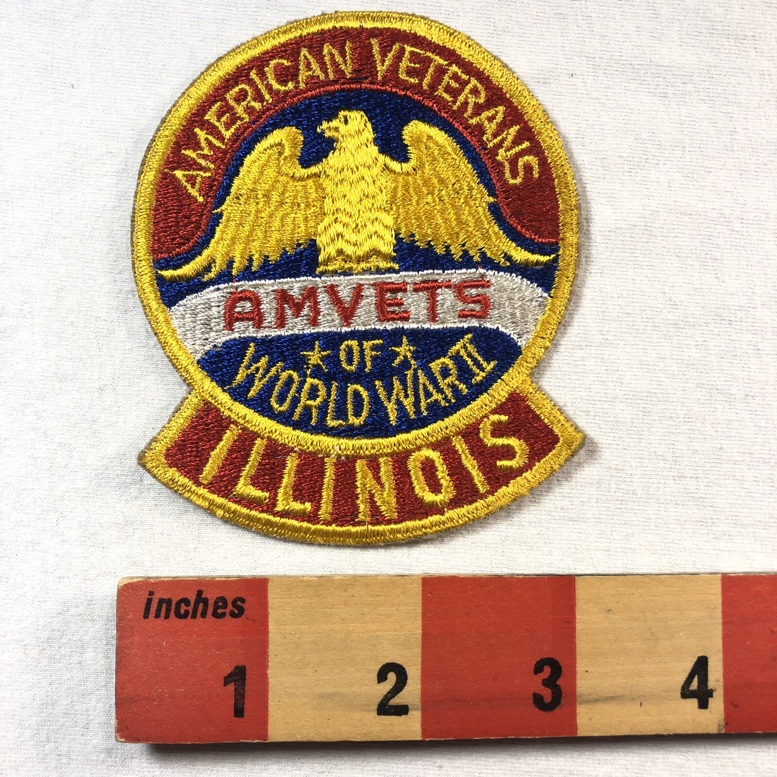 ILLINOIS AMVETS OF WWII Military Veterans Patch - World War 2 Heroes ...