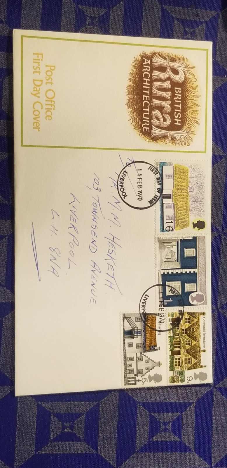 1970 Great Britain British Rural Architecture First Day Cover Idbba1 | eBay