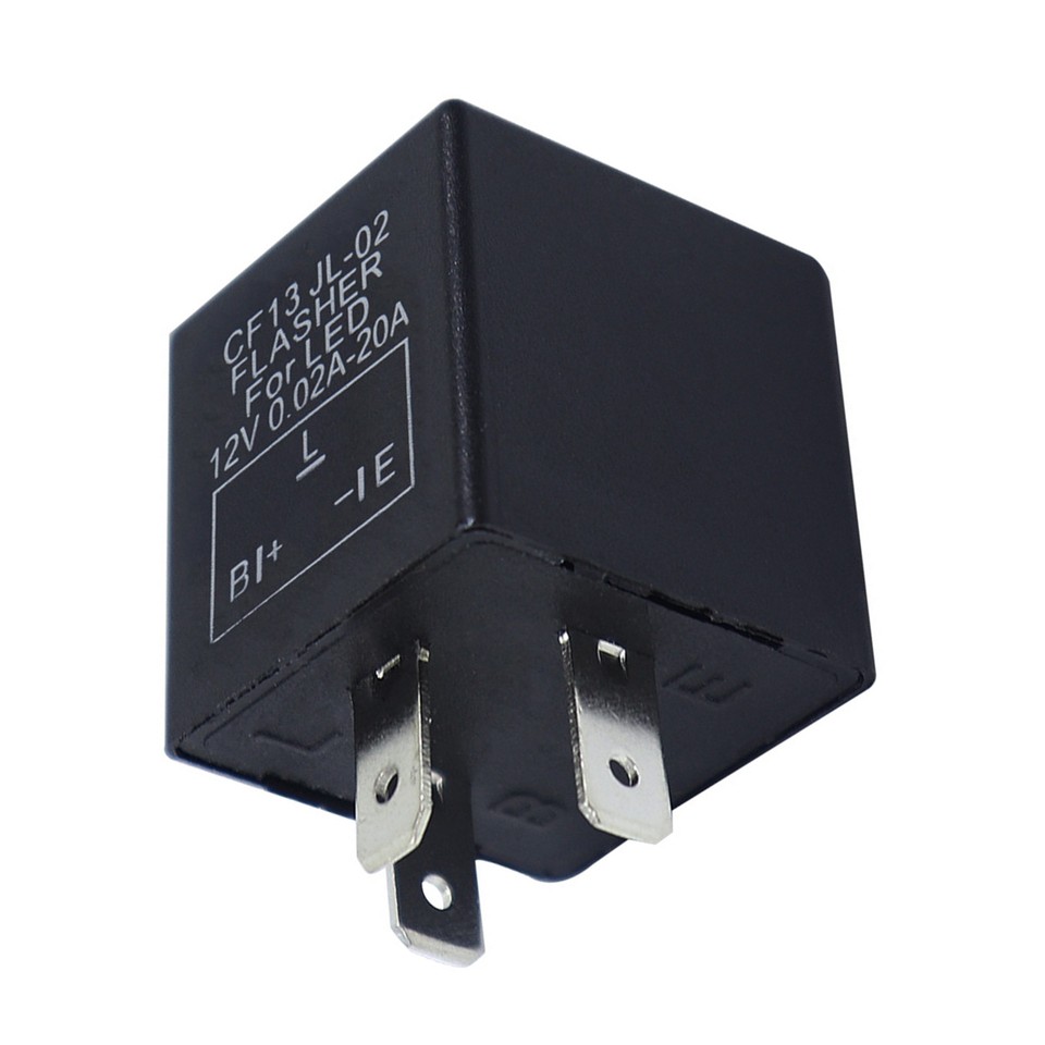 11V-15V 3-Pin CF13 Electronic LED Flasher Relay Fix LED Turn Signal ...