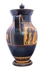 Dionysus Ariadne & Satyrs Amphora Vase Copy Ancient Greek Pottery ...