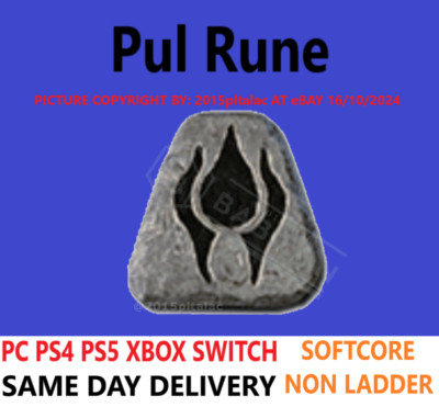 PC PS4 PS5 XBOX SWITCH 2 x PUL RUNE DIABLO 2 RESURRECTED ALL REGION ...