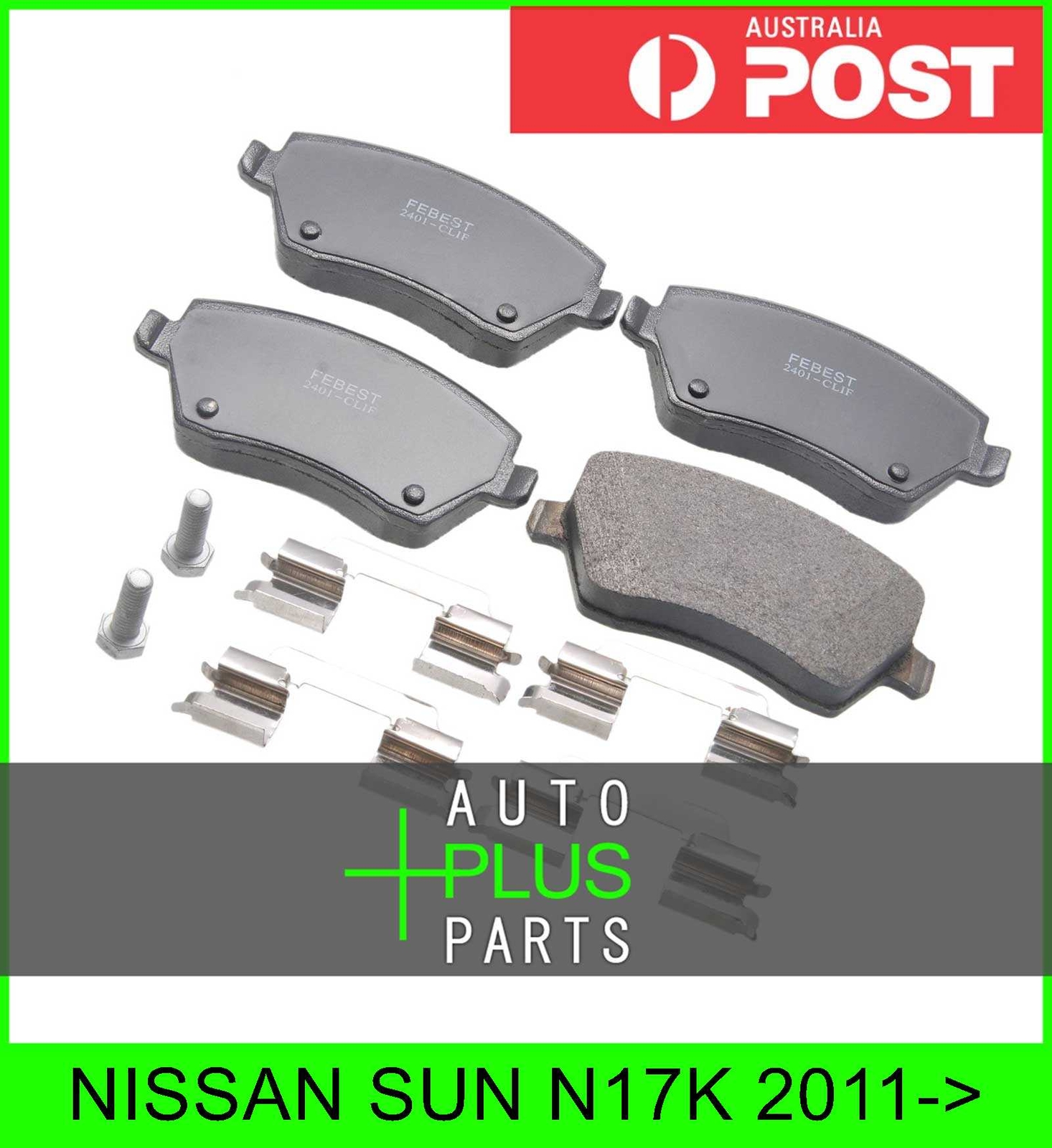 Fits NISSAN SUN N17K Brake Pads Disc Brake (Front) | eBay