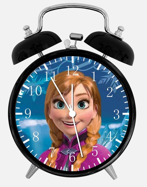 Disney Frozen Anna Alarm Desk Clock 3.75" Home Office Decor W473 For ...