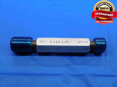 1" 16 LEFT HAND QUAD LEAD THREAD PLUG GAGE 1.0 GO NO GO PDS= .9594 ...