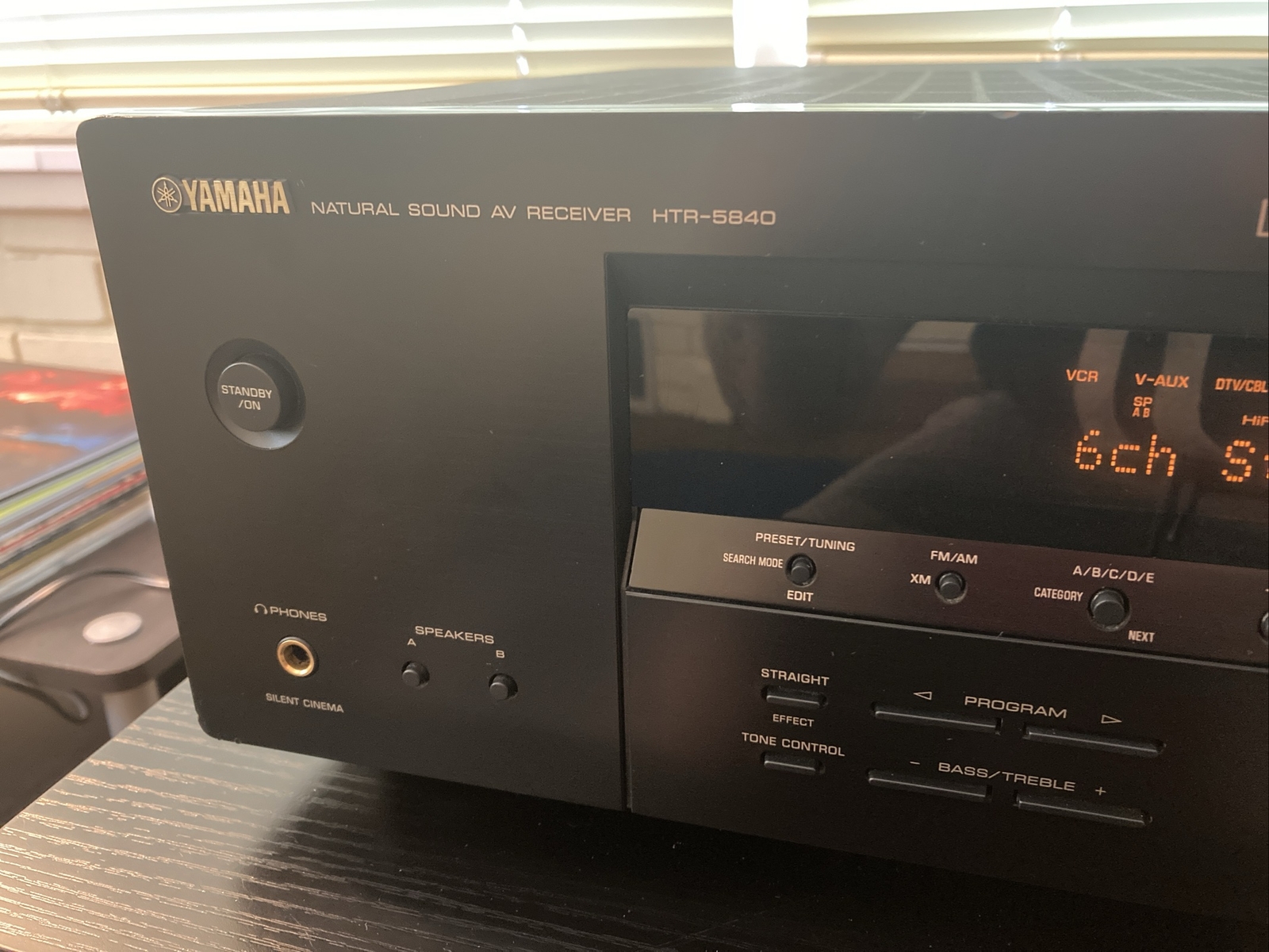 Yamaha HTR-5840 6.1 Channel Natural Sound 100WPC 350W AV Receiver ...