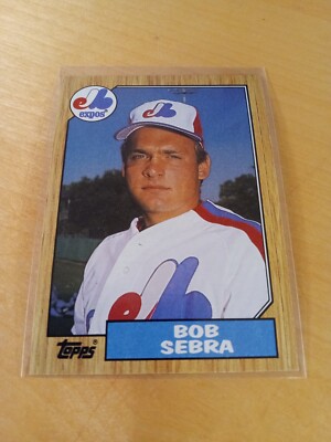 1987 Topps #479 BOB SEBRA Montreal Expos Baseball Card, Starting ...
