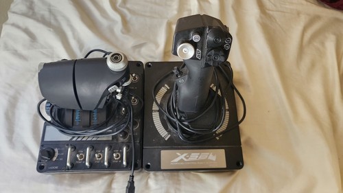 Logitech X56 H.o.t.a.s. RGB Throttle and Stick Simulation Controller ...