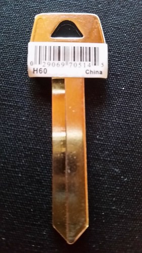 Hy-Ko Blank H60 Fits Honda Car Key Stock#11010H60 | eBay