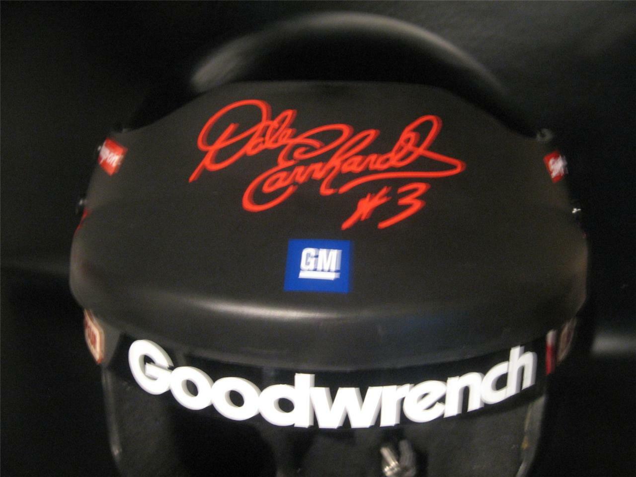 1998 DALE EARNHARDT SR 3 NASCAR GOODWRENCH HELMET REPLICA 1:1 DECALS ...