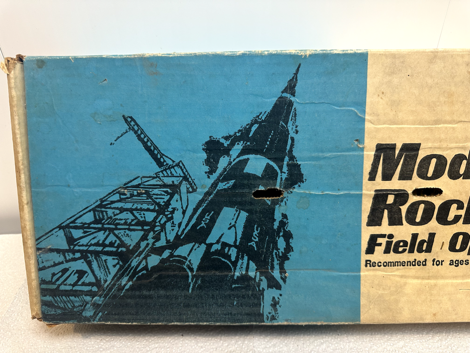 Vintage Estes Model Rocketry Range Operations Box Rocket Kit Incomplete ...