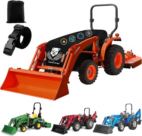 Tractor Covers Half Waterproof Heavy Duty,76x24x22 Inch (Seat+Engine ...