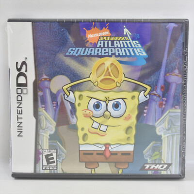 SPONGEBOB ATLANTIS SQUAREPANTIS US Version Brand NEW Nintendo DS 2043 ...