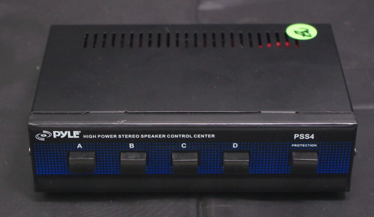 Pyle PSS4 - 4 Channel High Power Stereo Speaker Selector Used | eBay