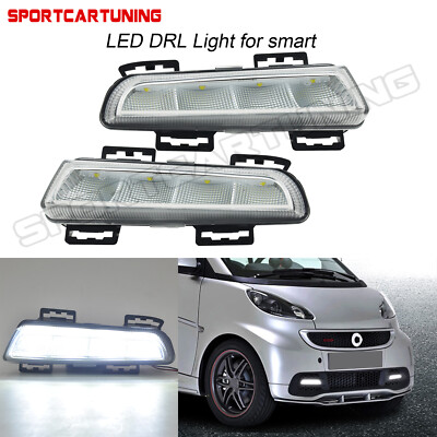 For 12-14 Smart Fortwo 451 Front Bumper Led Daytime Running Light Fog ...