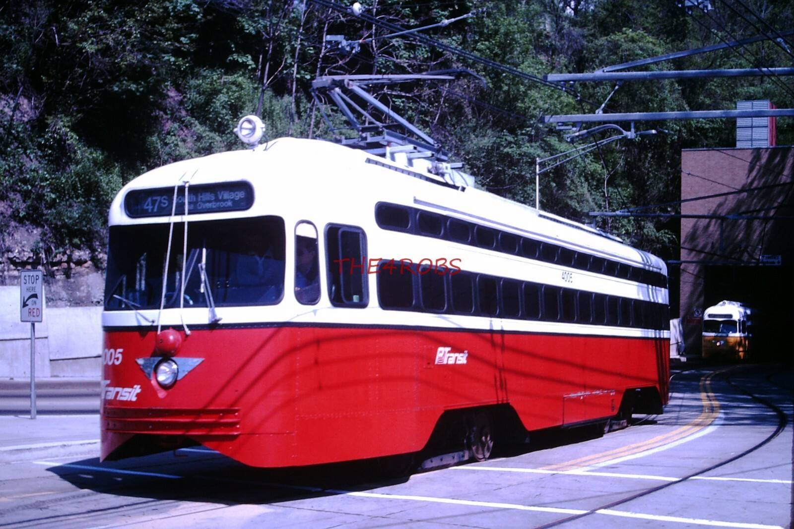 Original 1987 PAT Trolley Car at South Hills Jct Slide 6872 | eBay