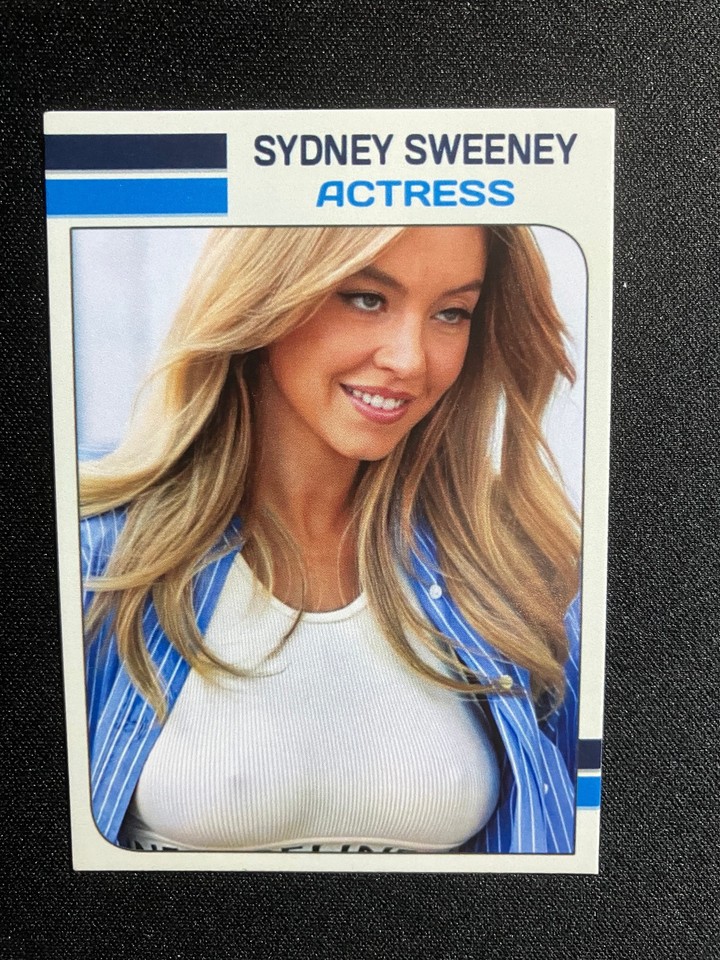 Custom Sydney Sweeney Actress Trading Cards (SS-10) | eBay