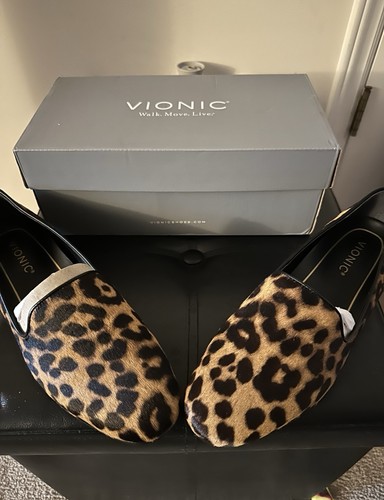 Vionic Women's Willa Tan Leopard Print: Flat size 8.5M | eBay
