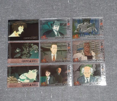 Amada Ghost in the Shell Trading Card Set 9 pcs Collectible Excellent ...