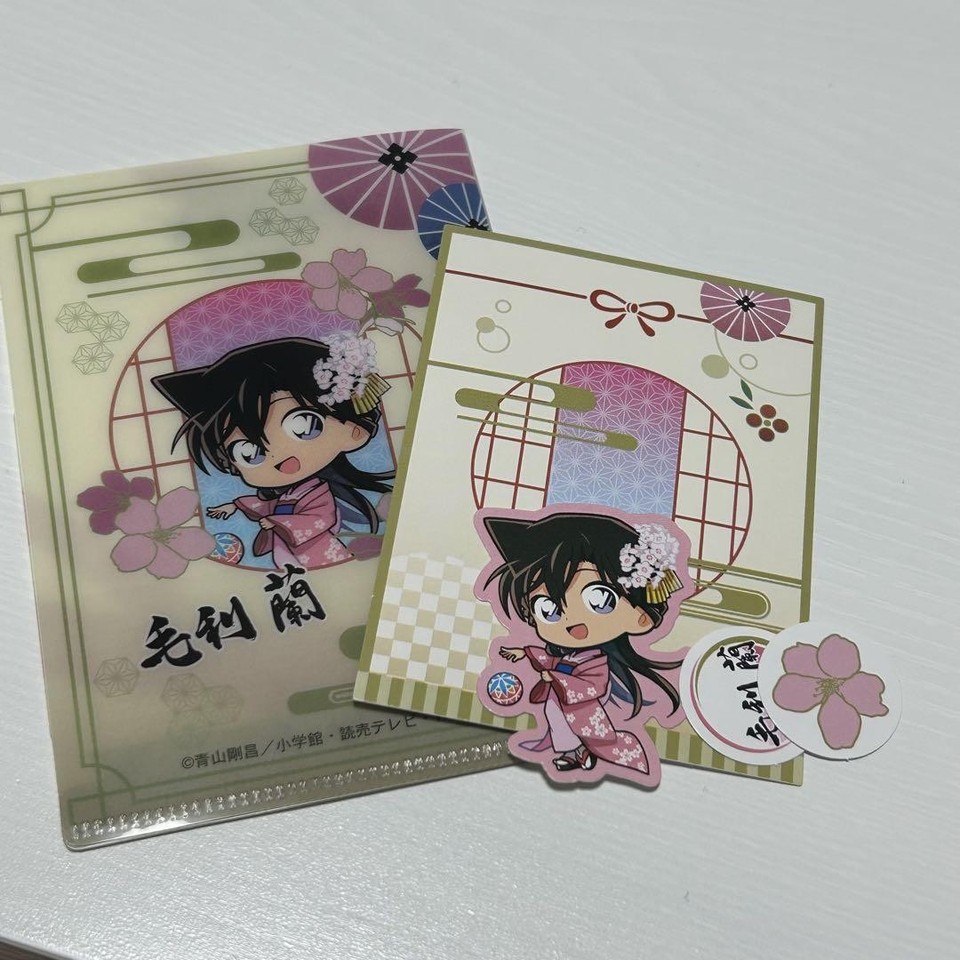 Detective Conan Ran Mouri Official Sticker Anime Series Unused Japan | eBay