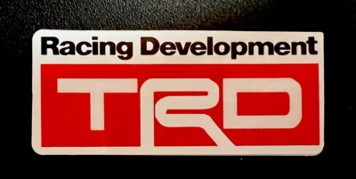 TRD racing development sticker. *Glossy*Finish. 2.75”inch X 1.25”self ...