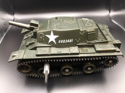 VINTAGE MARX MILITARY U.S. ARMY TANK MARX WINDUP *MADE IN HONG KONG ...