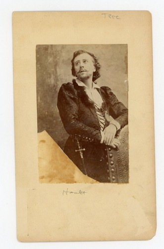 Vintage Cabinet Card Herbert Beerbohm Tree English actor and theatre ...