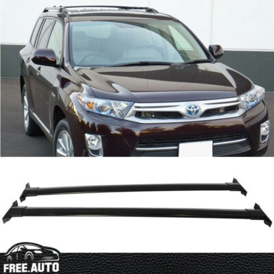 Fit 08-13 Toyota Highlander OE Factory Style Top Roof Rack Cross Bar ...