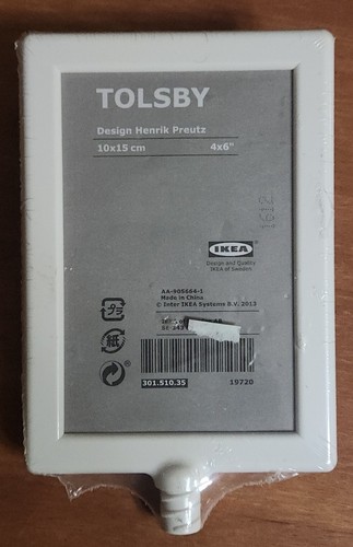 IKEA TOLSBY Picture Frame Double Sided for 2 Pictures 4" x 6 " SEALED ...