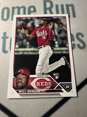 2023 Topps Series 2 Will Benson ROOKIE 339 Cincinnati Reds MLB BASEBALL ...