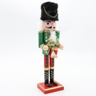 30cm 12" Christmas Wooden Nutcracker Soldier Puppet Guard Statue Xmas ...