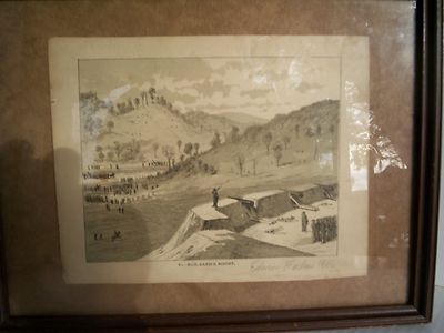 Edwin Forbes- Civil War Artist - Buzzard Roost - Hovey Gap Ga. | eBay