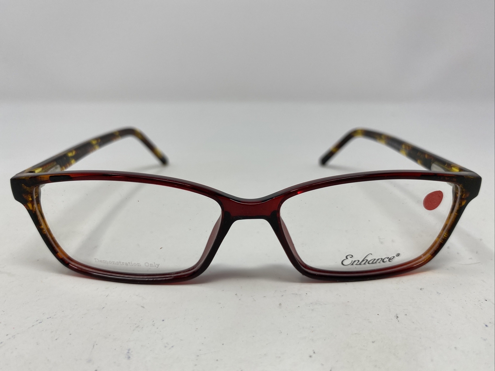 Enhance 4130 BURGUNDY/TORTOISE 53-14-145 Plastic Full Rim Eyeglasses ...