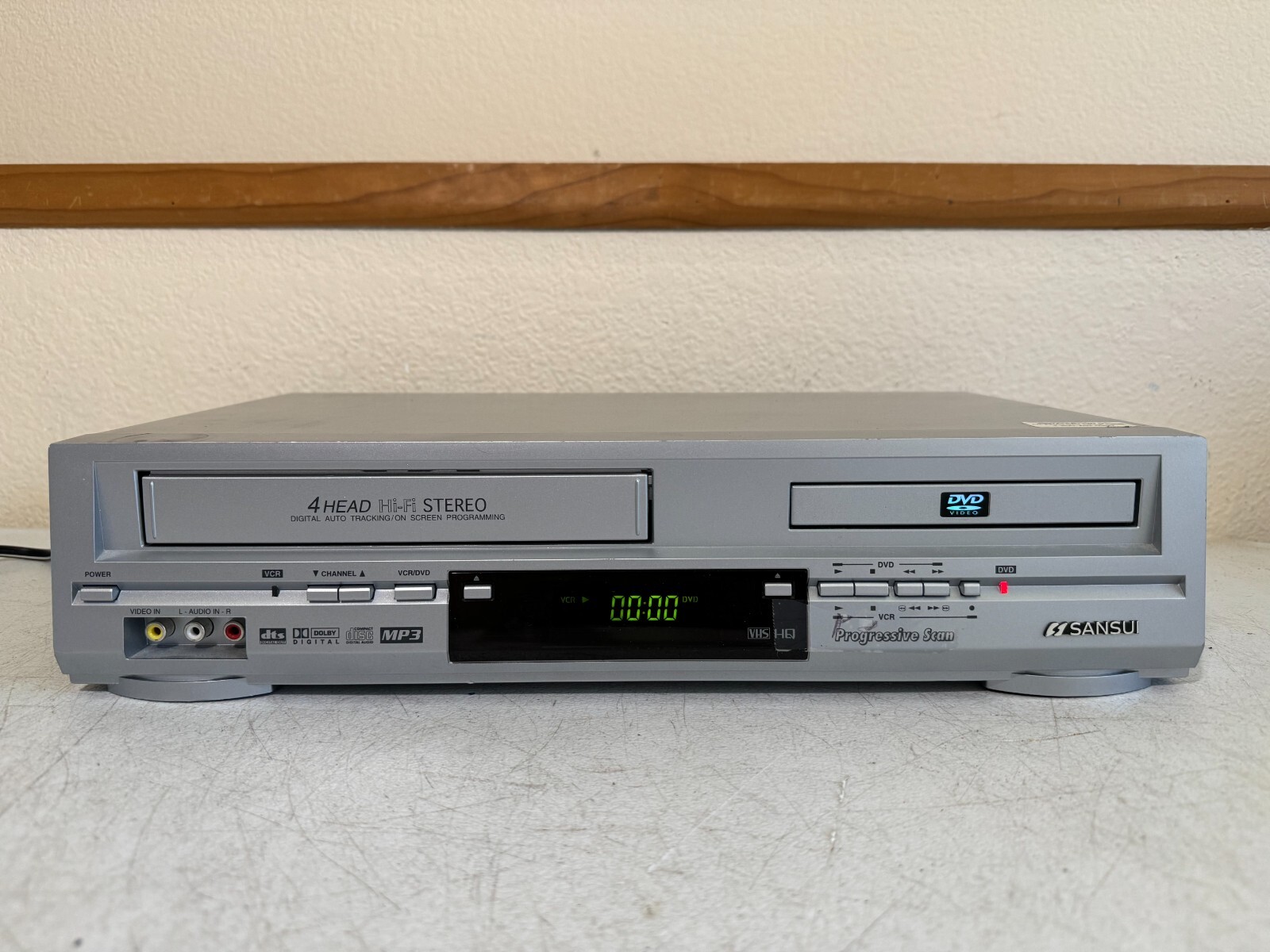 Sansui VRDVD4100 VCR DVD Combo Player VHS Recorder HiFi Stereo Vintage ...