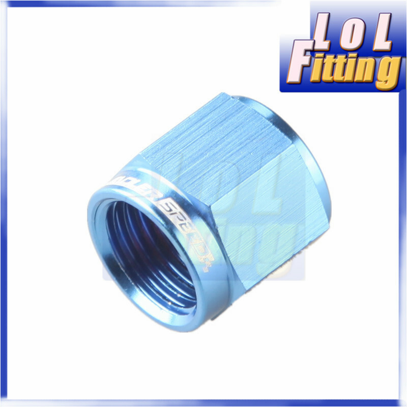 6AN -6 AN AN6 6AN Flare Cap Block Off Fitting Adapter Aluminum Alloy ...