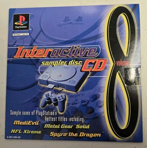 Interactive Sampler Disc Demo CD Volume 8 (Sony PlayStation 1 PS1, 1998 ...