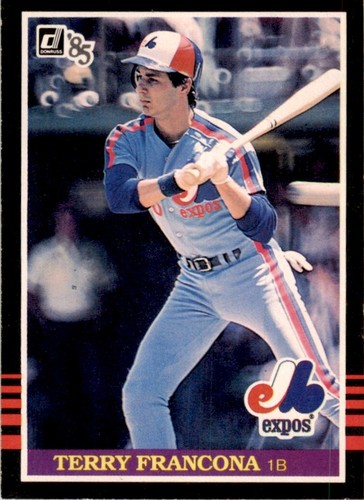 1985 Donruss Terry Francona 100 Baseball Cards #132 | eBay