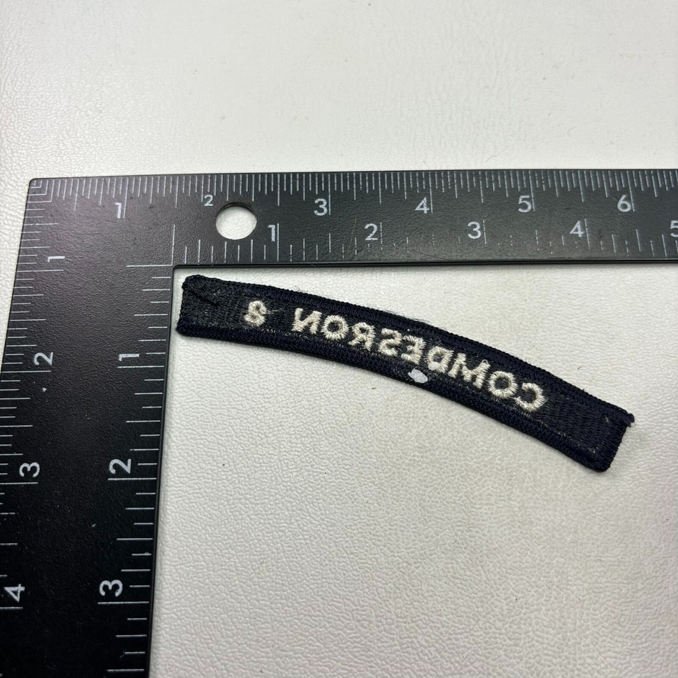 US Navy Commander Destroyer Squadron COMDESRON 8 Tab Patch (Rocker, UIM ...