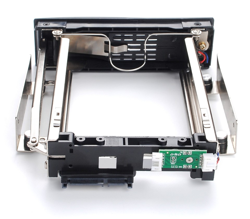 3.5" Inch SATA Hard Drive Hot Swap Caddy to 5.25" Inch Drive Bay ...