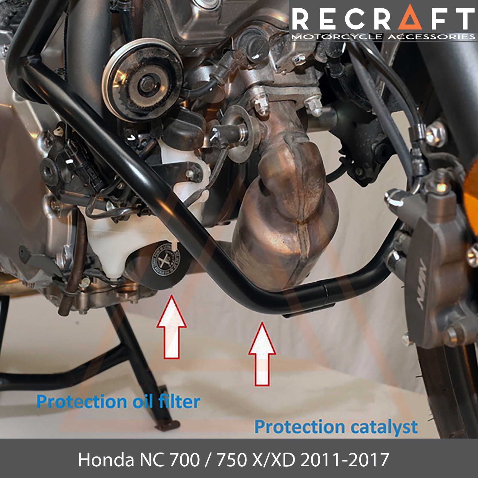 Honda NC700 NC750 X/XD 2012-2020 Upper Crash Bars Engine Guard Frame ...