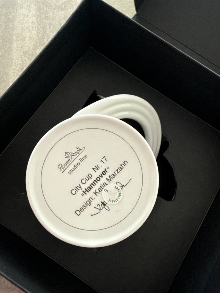 Rosenthal Studio-Line City Cup Hannover Tasse Nr. 17, Katja Marzahn ...