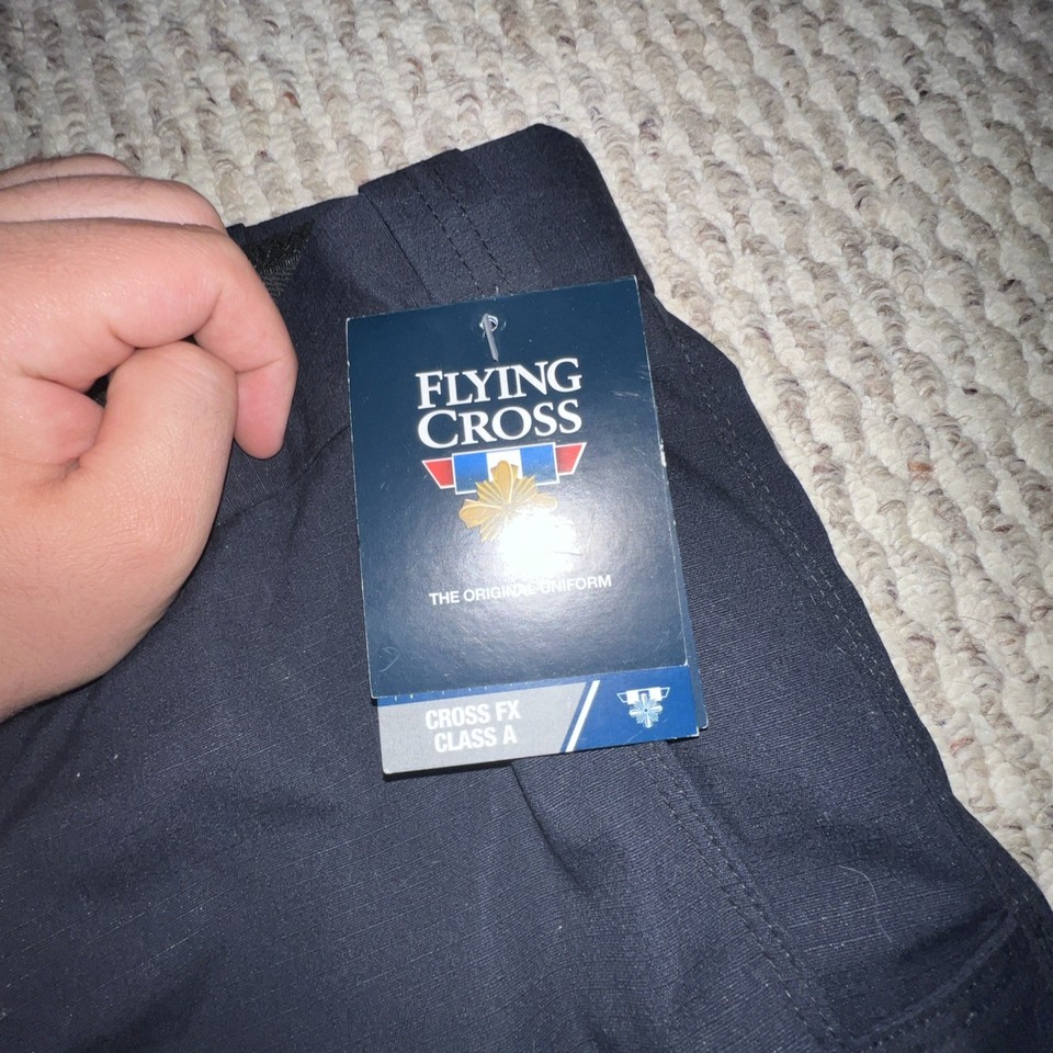 Flying Cross Mens 44 Reg LAPD Navy Blue Uniform Pants Slacks Flat Front ...