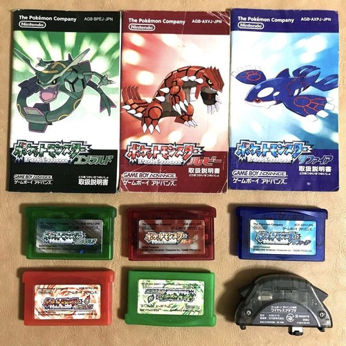 Start-Up Confirmed Gba Pokemon Software 5-Piece Wireless Adapter Manual ...