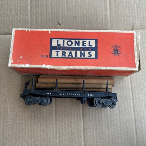 Lionel Automatic Lumber Car With Logs In Box No. 3461 | eBay