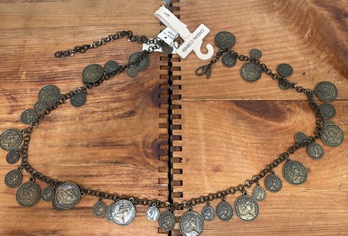 Casual Corner Elizabeth II Coin Belt for Around The Hips And Waist ...